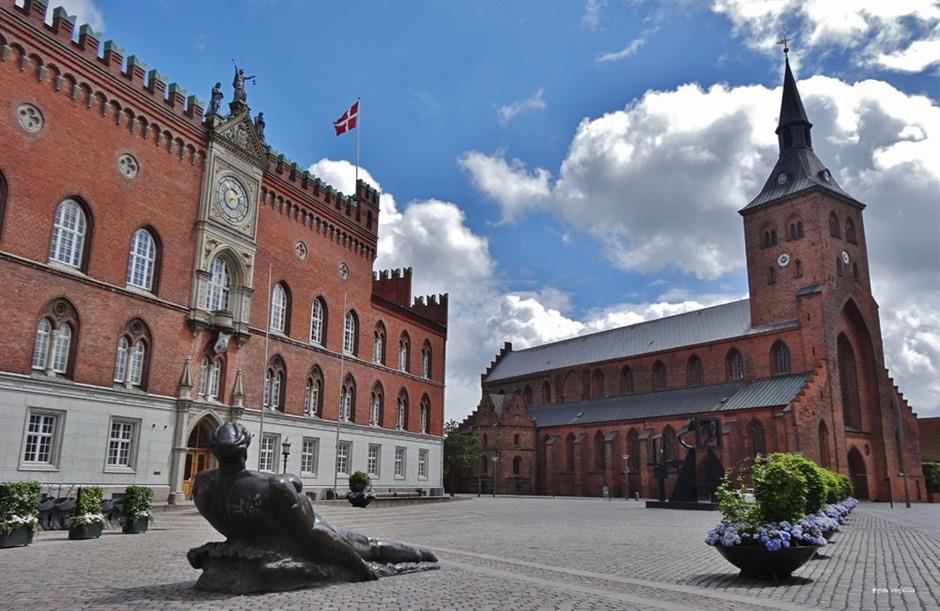 Kom naar Odense, het geografische centrum van Denemarken